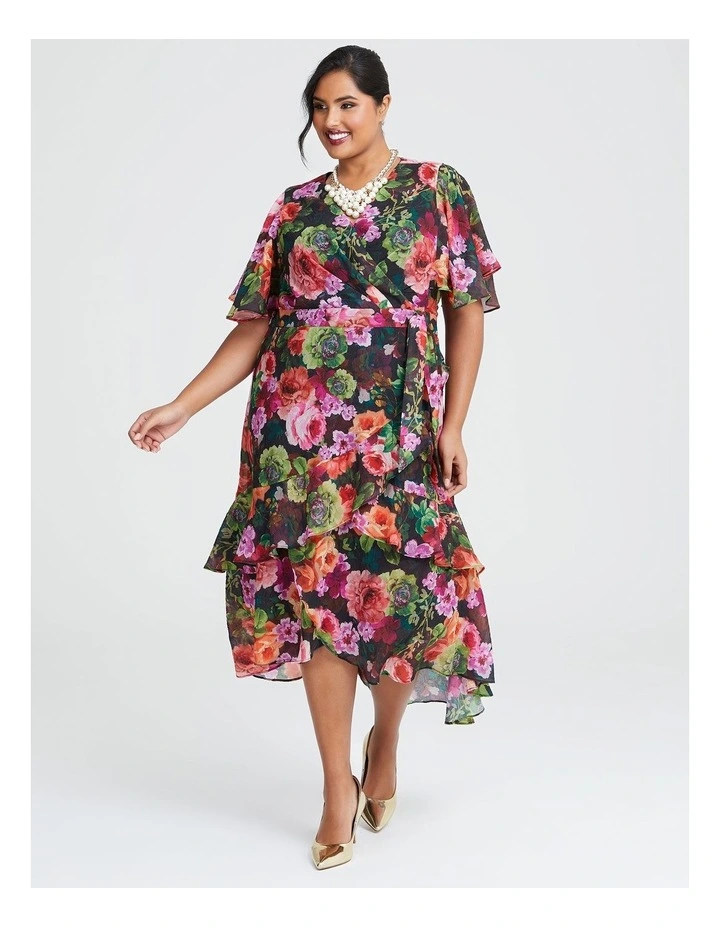Taking Shape Floral Fantasy Maxi Dress in Blooms Print | MYER