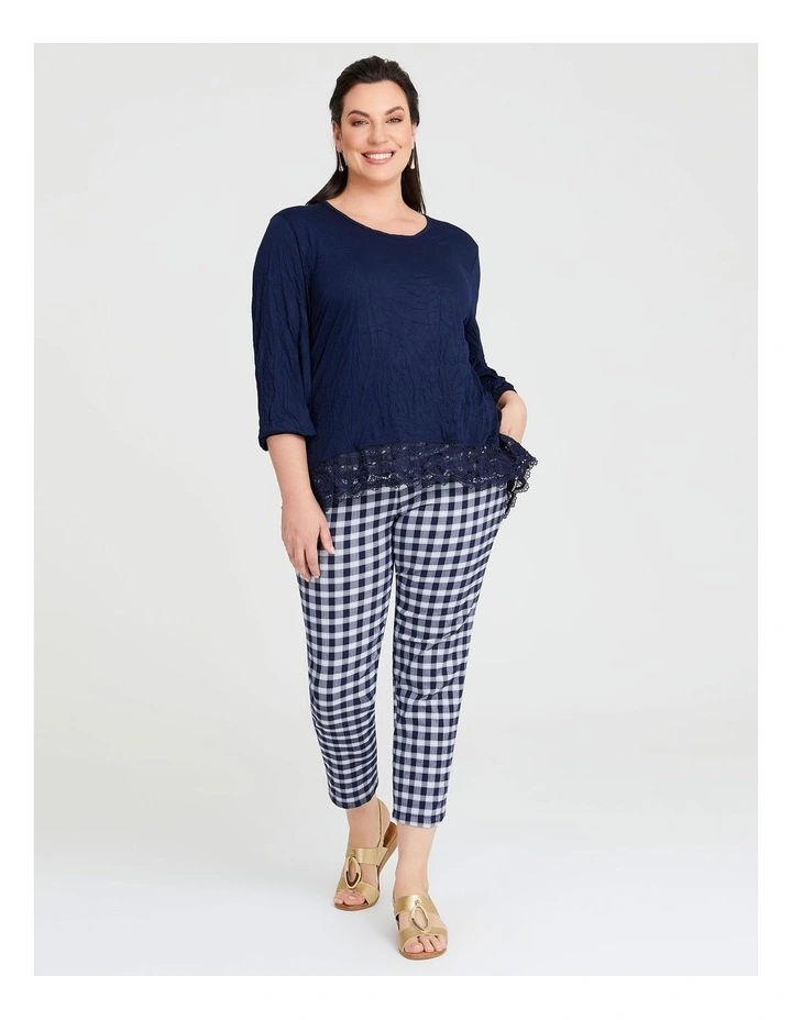 Taking Shape Bamboo Lagoon Top Dark Indigo | MYER