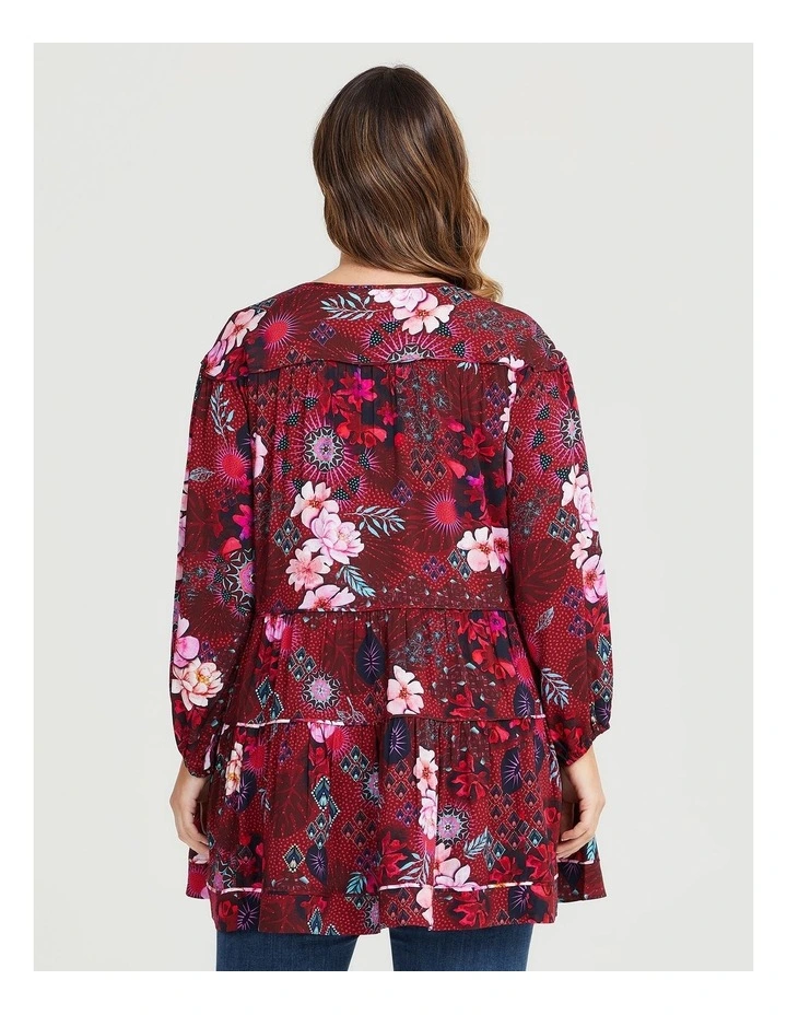 Taking Shape Natural Lola Print Tunic in Print | MYER