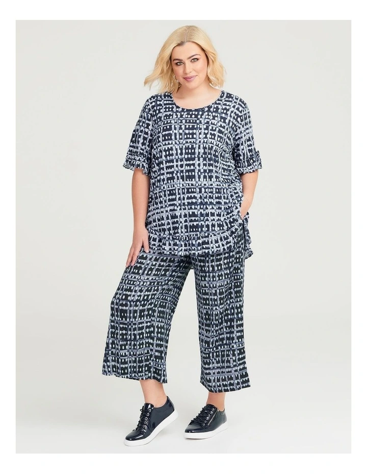 Taking Shape Chloe Natural Wide Pant in Dark Indigo | MYER