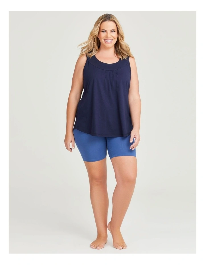 Taking Shape Australian Cotton Anti Chafe Shorts in Dutch Blue | MYER