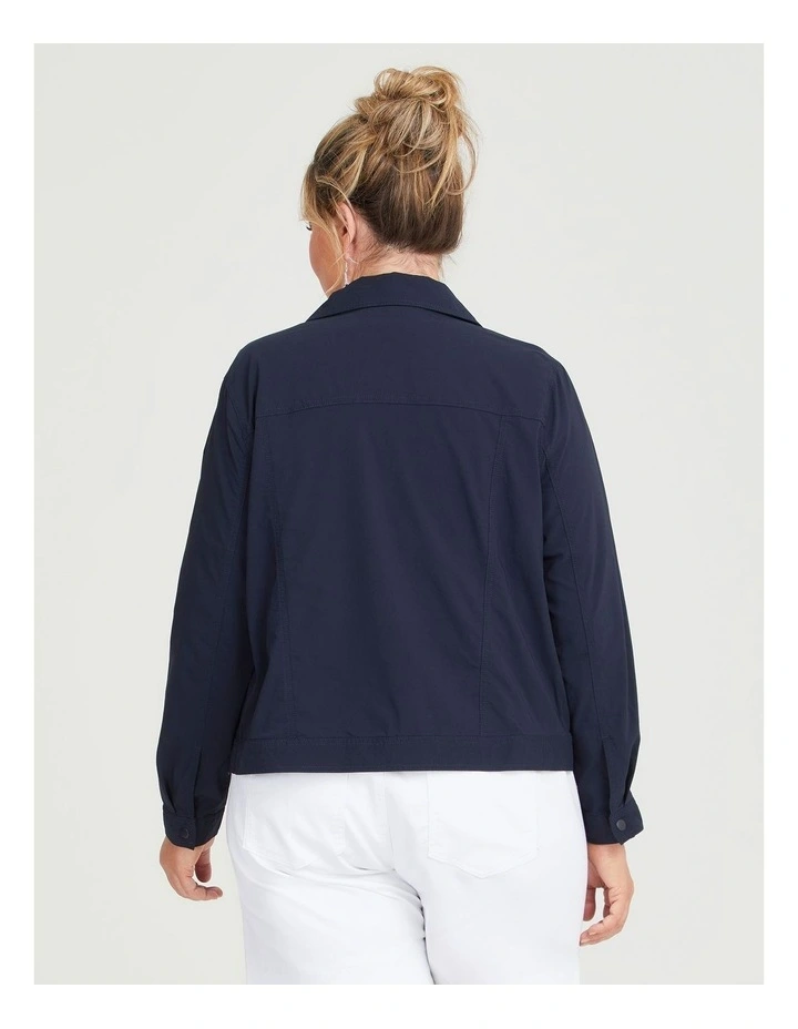 Taking Shape Castaway Casual Jacket in Navy | MYER