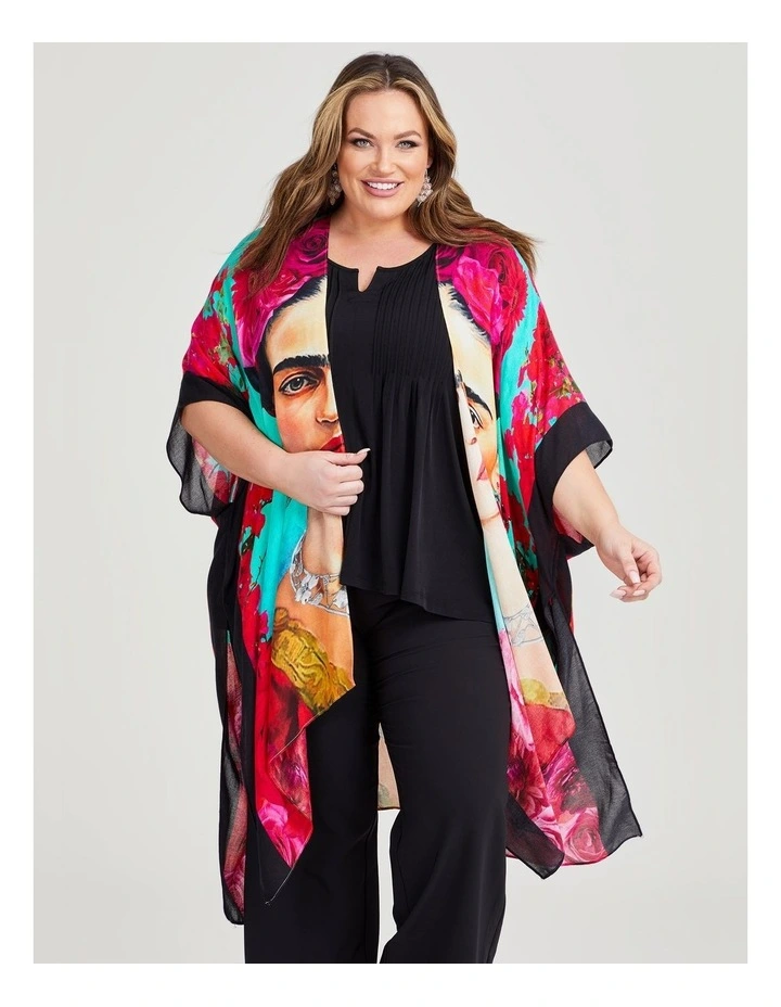 Taking Shape Floral Lady Cape In Multi | MYER