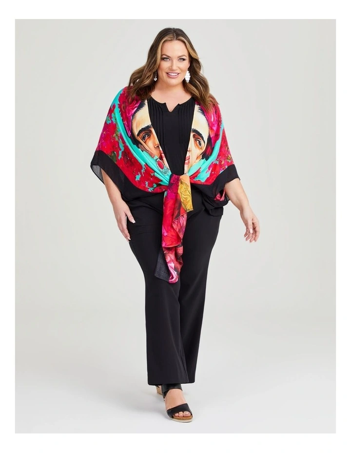 Taking Shape Floral Lady Cape In Multi | MYER