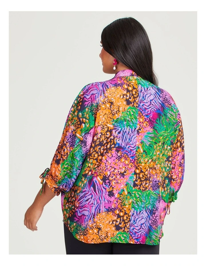 Taking Shape Natural Jungle Lucia Top in Print | MYER