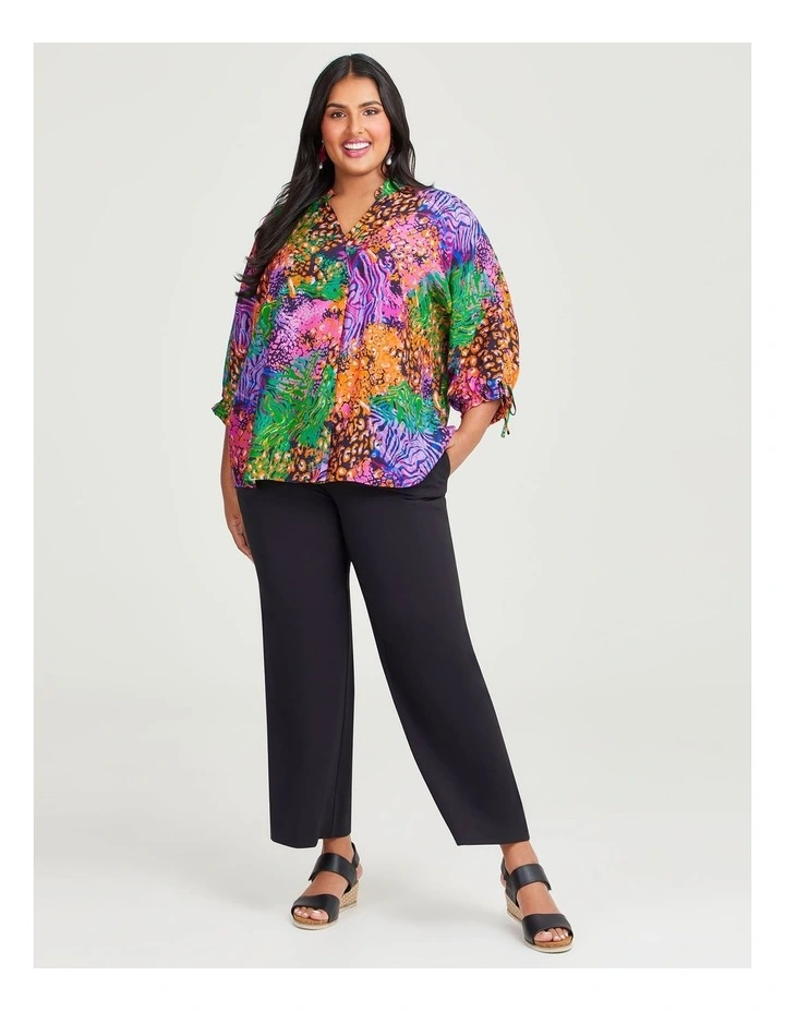 Taking Shape Natural Jungle Lucia Top in Print | MYER