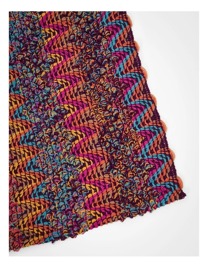 Taking Shape Bright Textured Cape in Multi | MYER