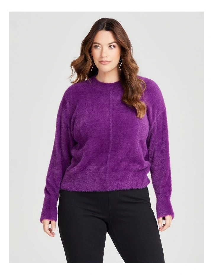 Taking Shape Jumper in Orchid Violet | MYER