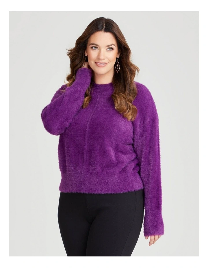 Taking Shape Jumper in Orchid Violet | MYER