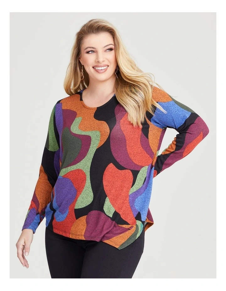 Taking Shape Bamboo Cosy Floral Top in Print | MYER