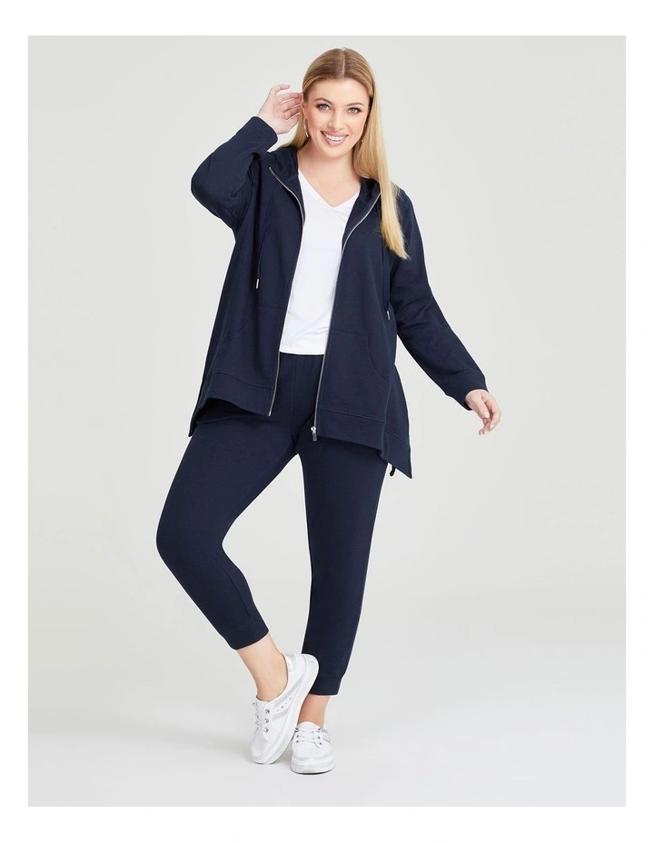 Taking Shape Active Hooded Jacket In True Navy | MYER