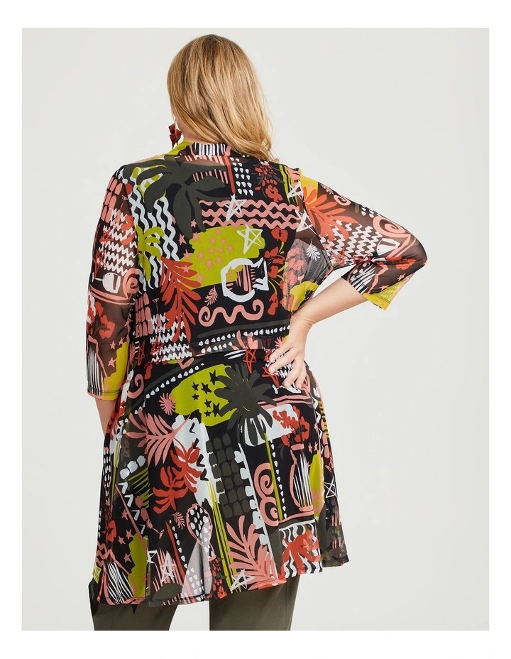 Taking Shape Mesh Como Cardigan in Multi | MYER