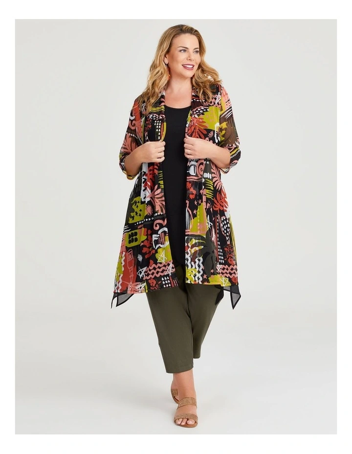 Taking Shape Mesh Como Cardigan in Multi | MYER
