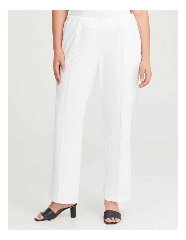 Taking Shape Dress Code Work Pant in Ivory | MYER