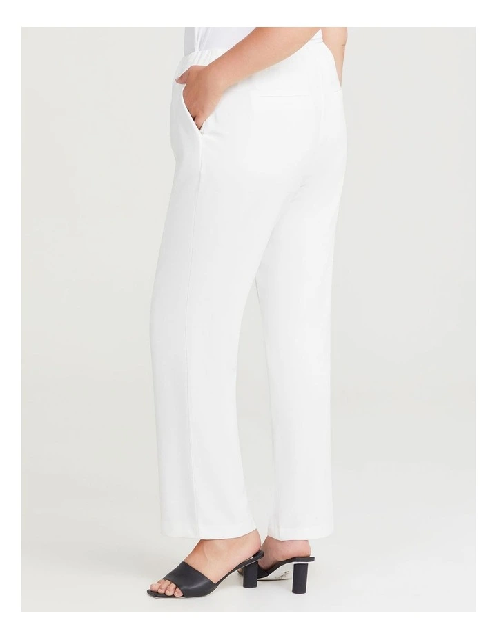 Taking Shape Dress Code Work Pant in Ivory | MYER