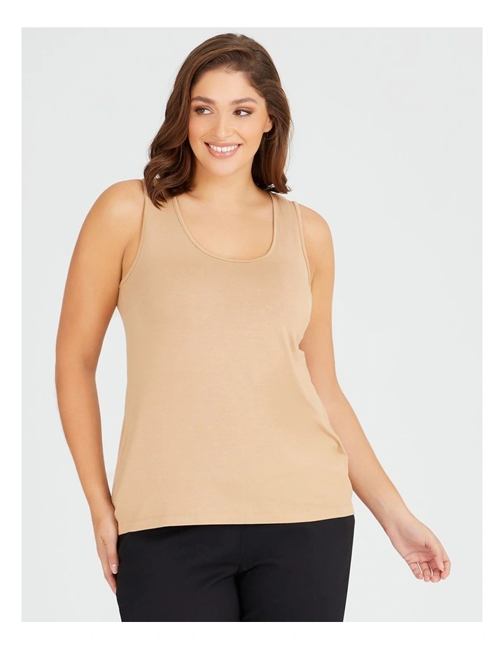 Taking Shape Bamboo Base Cami Natural | MYER