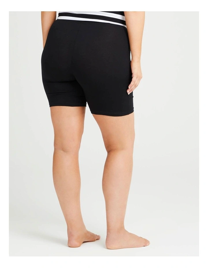 Taking Shape Organic Cotton Anti Chafe Short Black | MYER