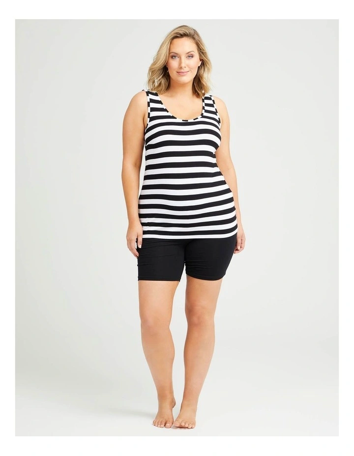 Taking Shape Organic Cotton Anti Chafe Short Black | MYER