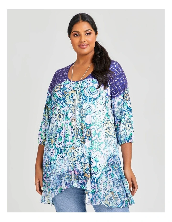 Taking Shape Batik Tunic in Multi Print | MYER