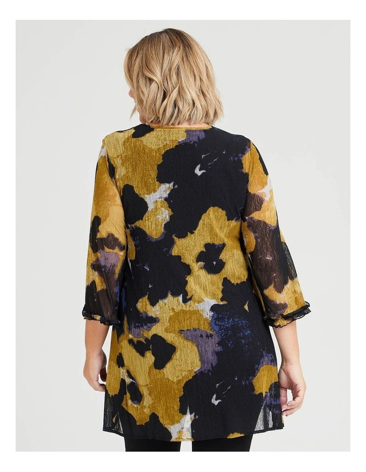 Taking Shape Gossamer Mesh Tunic Print | MYER