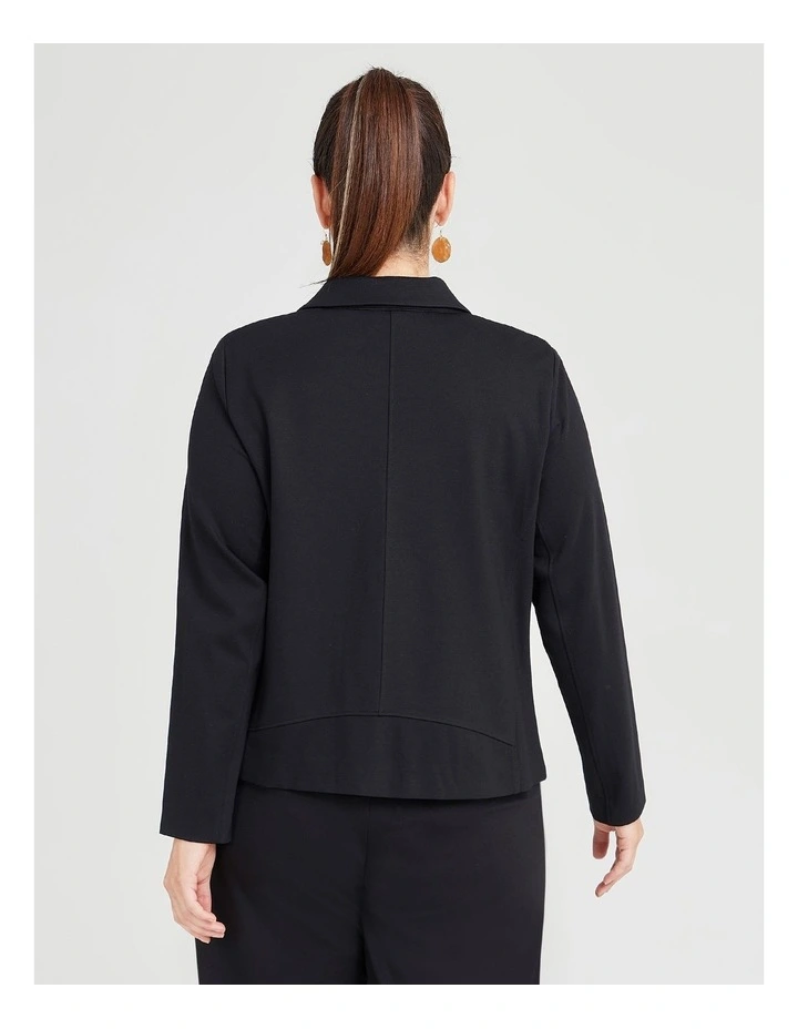 Taking Shape Bamboo Ponte Eternal Jacket in Black | MYER