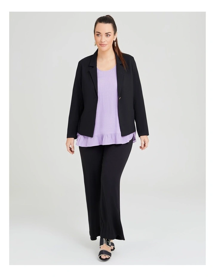 Taking Shape Bamboo Ponte Eternal Jacket in Black | MYER