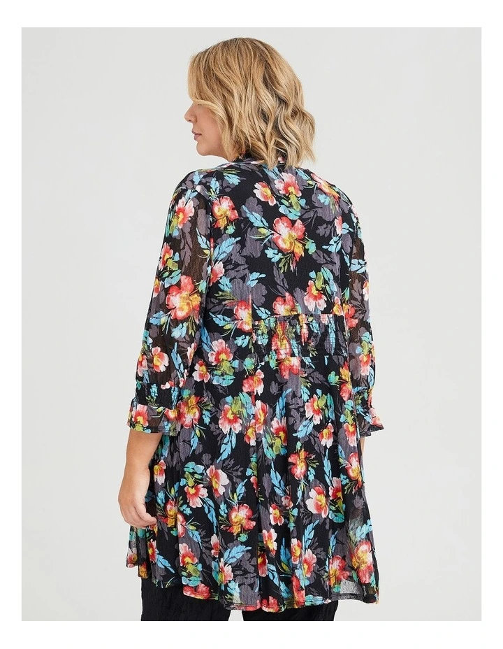Taking Shape Mesh Azalea Drape Cardigan Print | MYER
