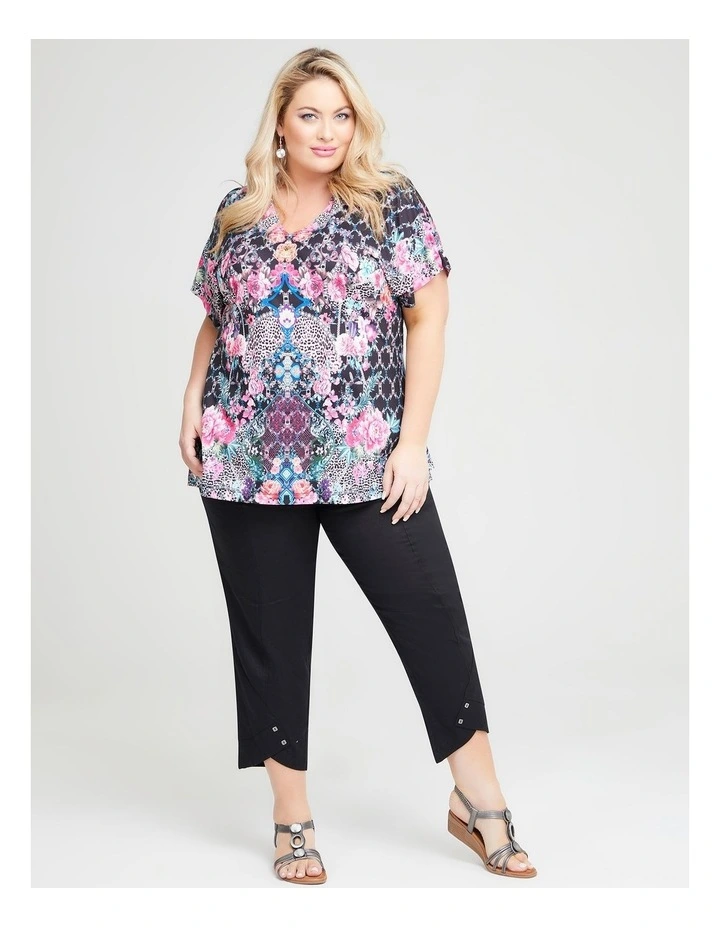 Taking Shape Blooming Hues Top Print | MYER