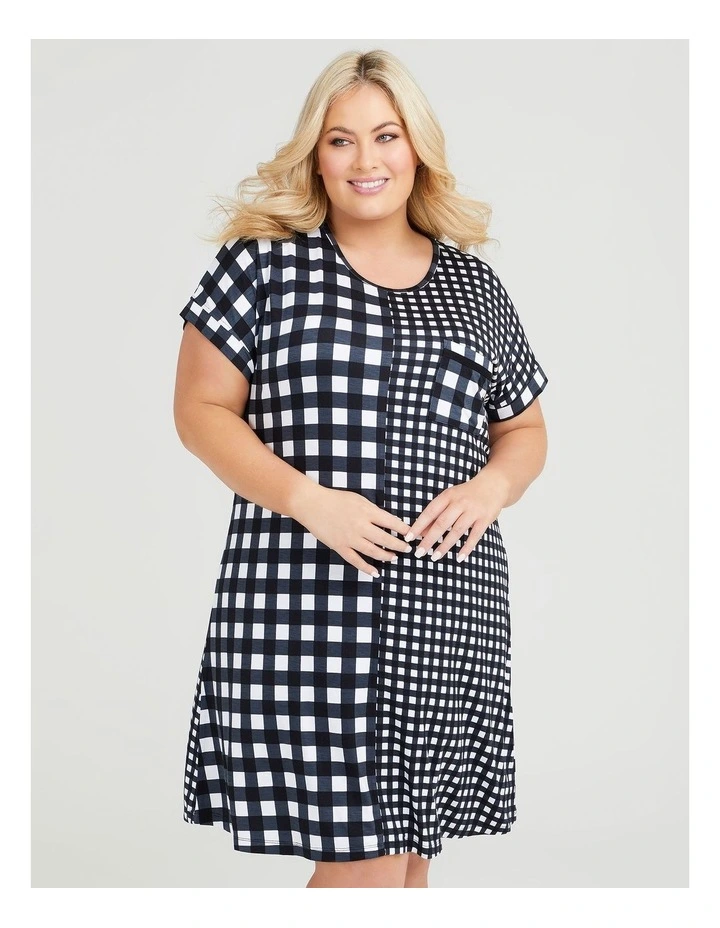 Taking Shape Bamboo Gingham Check Nightie Check | MYER