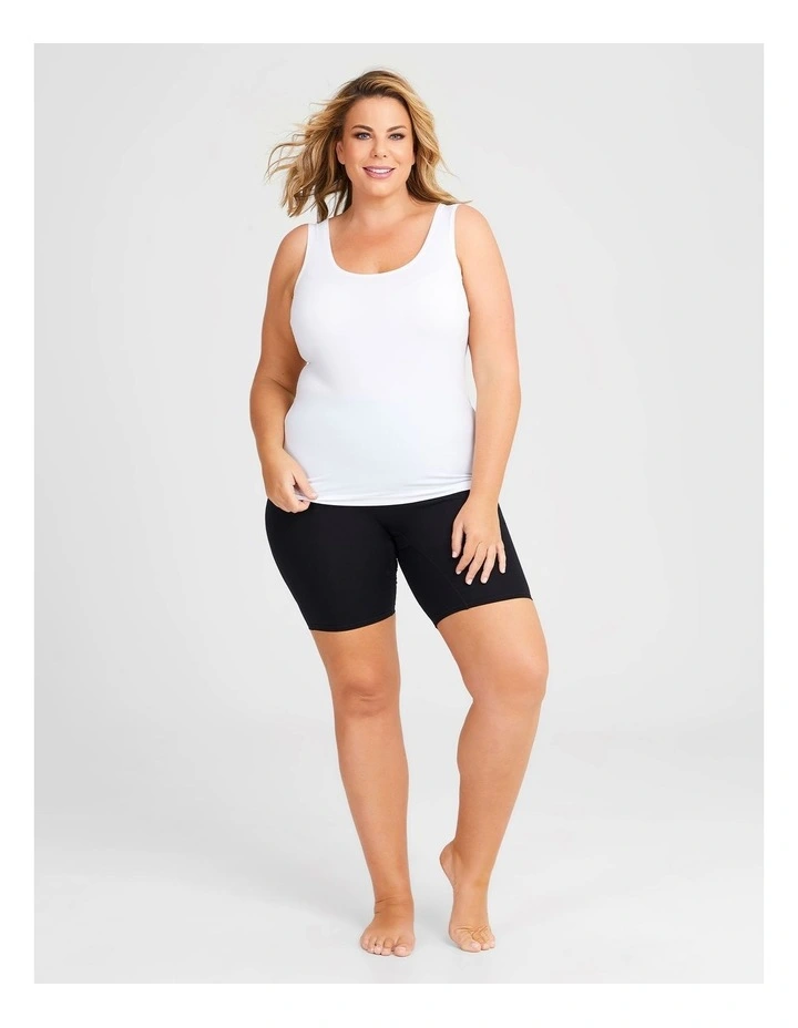Taking Shape Anti Chafe Cotton Gusset Short in Black | MYER