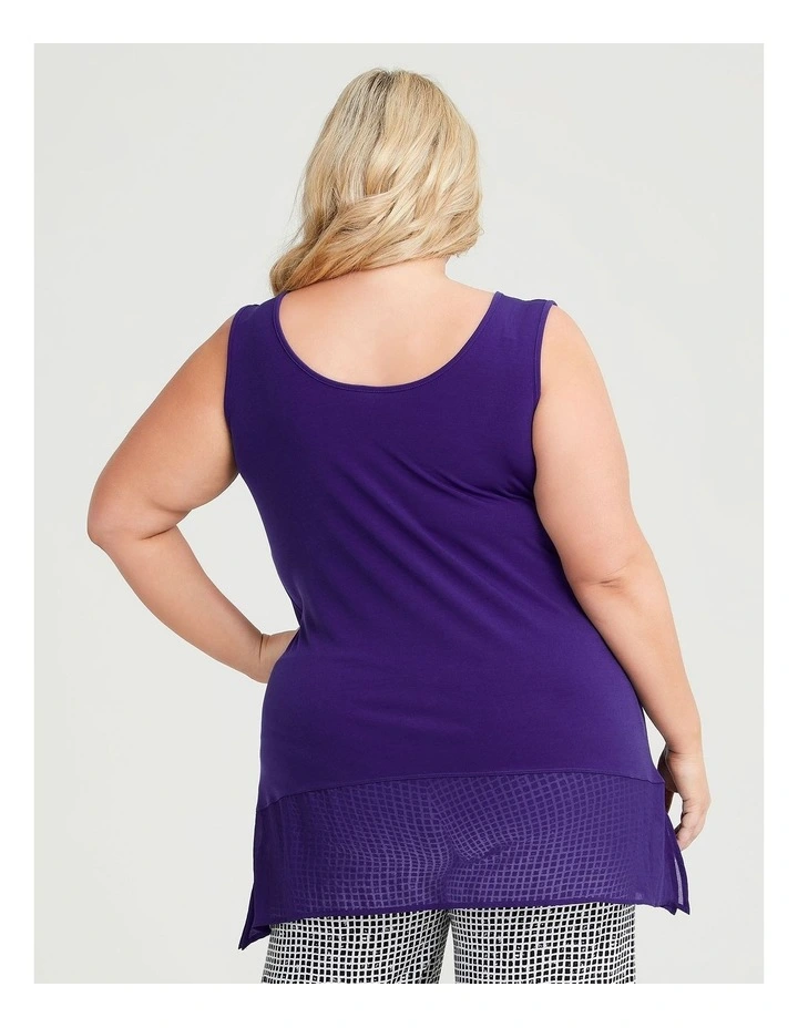 Taking Shape Luna Eternal Tank Violet Indigo | MYER