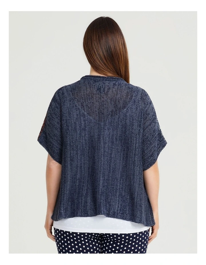 Taking Shape Colour Block Jumper Dark Indigo/henna | MYER
