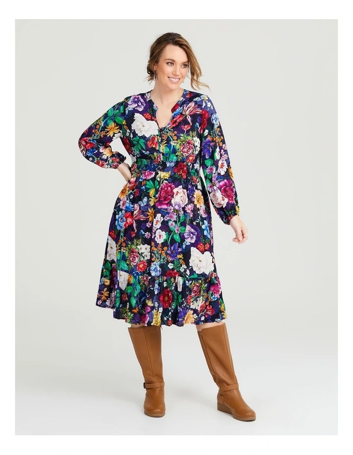 Taking Shape Natural Majestic Floral Dress Print | MYER