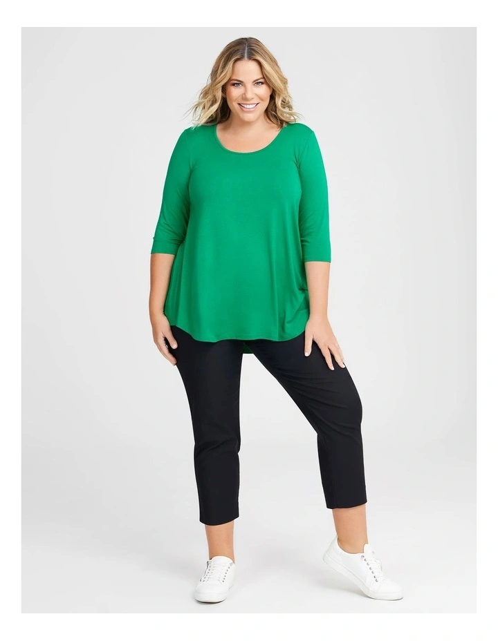Taking Shape Bamboo Base 3/4 Sleeve Top | MYER