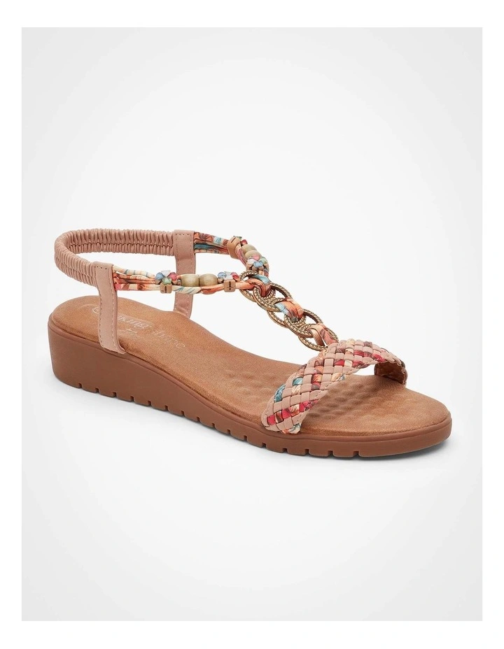 Taking Shape Woven Sandals in Multi | MYER