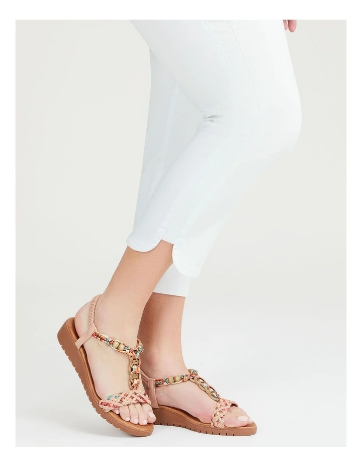 Taking Shape Woven Sandals in Multi | MYER