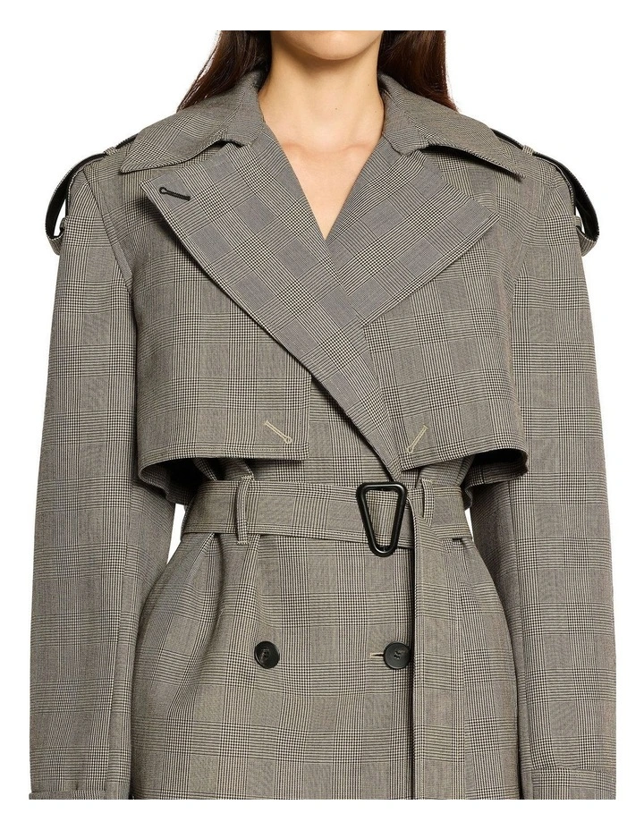 Sass & Bide Ceremonia Short Trench Coat in Brown | MYER