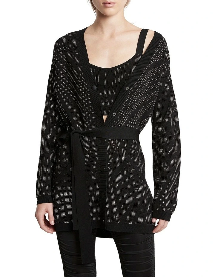 Sass & Bide Divine Danger Relaxed Fit Cardigan Black | MYER