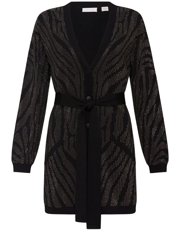 Sass & Bide Divine Danger Relaxed Fit Cardigan Black | MYER