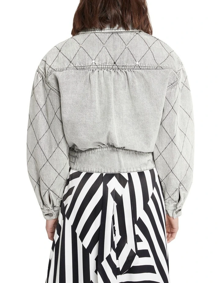 Sass & Bide Night Raven Denim Jacket in Grey Wash | MYER