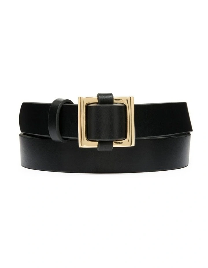 David Lawrence Tannie Leather Belt in Black | MYER