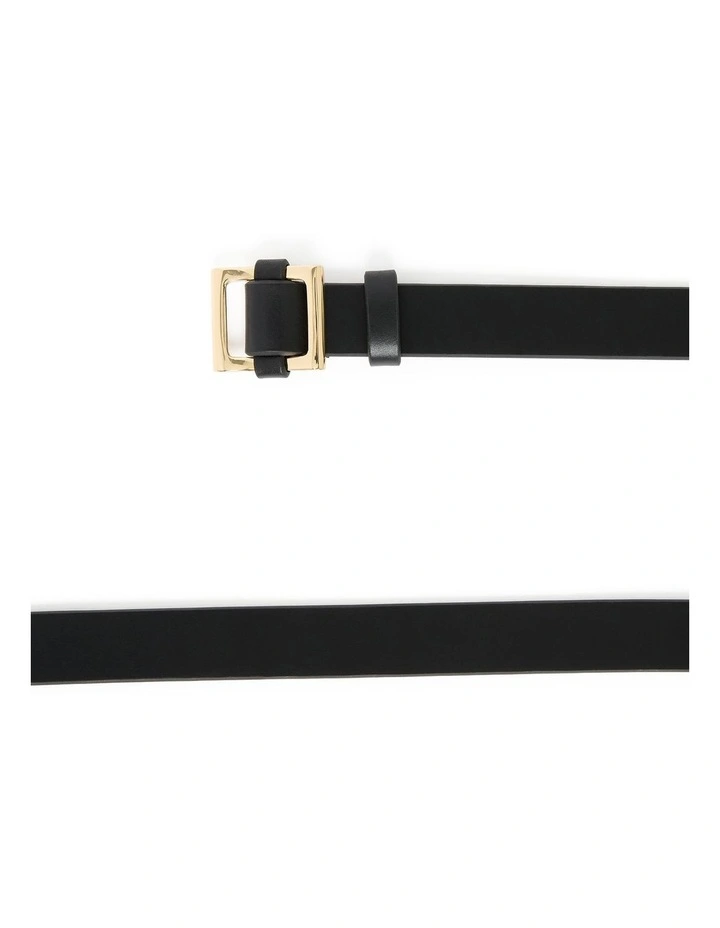 David Lawrence Tannie Leather Belt in Black | MYER