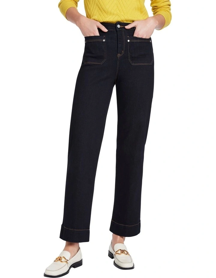 David Lawrence Joleen Wide Leg Jean in Blue | MYER