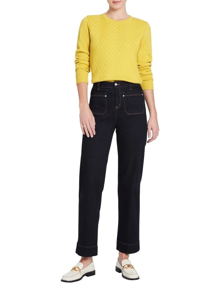 David Lawrence Joleen Wide Leg Jean in Blue | MYER