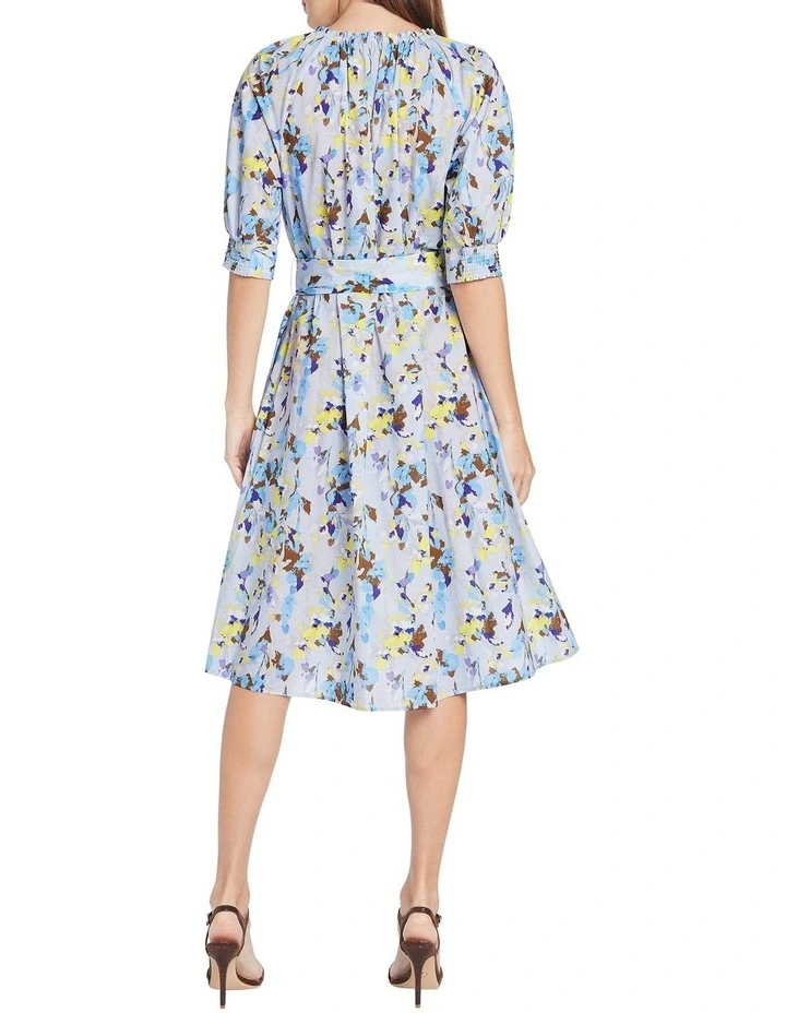 David Lawrence Nari Cotton Dress in Pansy Multi | MYER