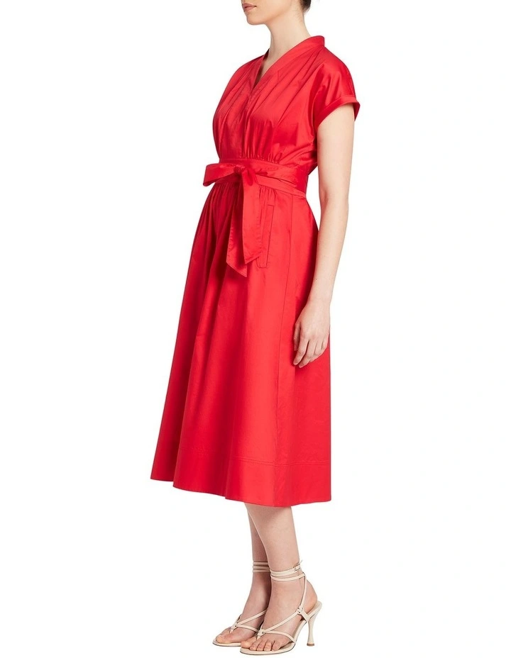 David Lawrence Constance Cotton Dress in Pop Watermelon | MYER