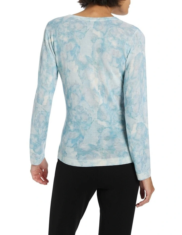 David Lawrence Reyne Merino Knit in Blue | MYER