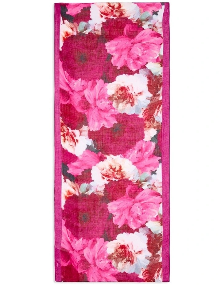 David Lawrence Azari Modal Scarf in Pink Multi | MYER