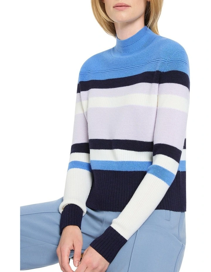 David Lawrence Mattea Striped Knit in Multi | MYER