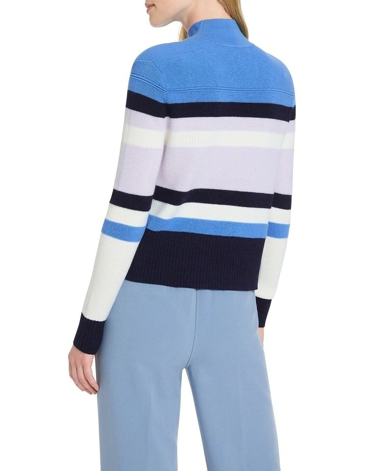 David Lawrence Mattea Striped Knit in Multi | MYER